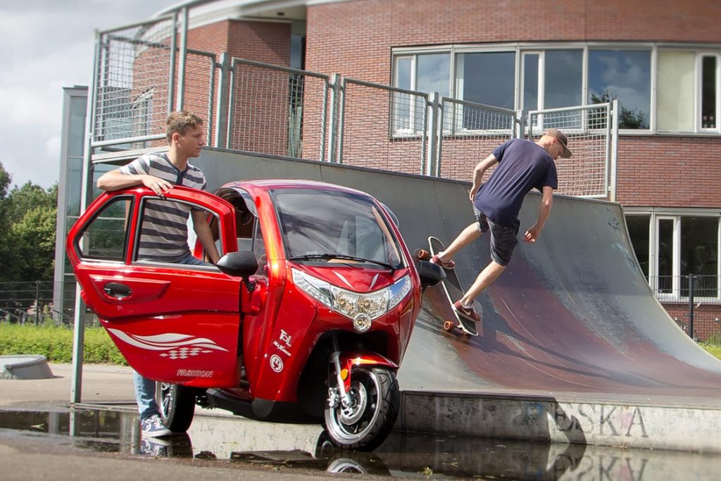 Vigorous S-Line: volledig overdekte elektrische scooter!!!